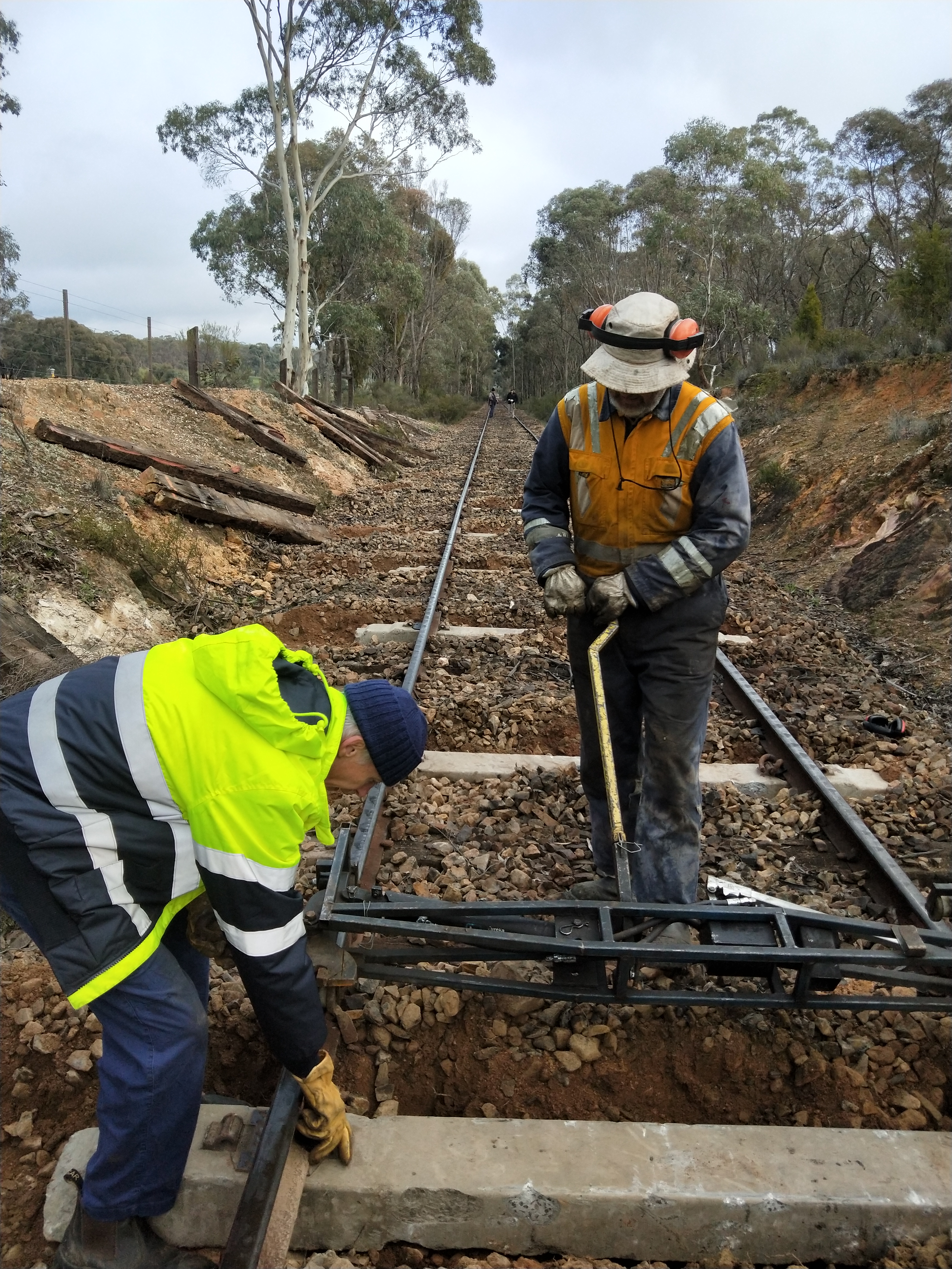 Finishing off and rail drop – VGR Civil Blog