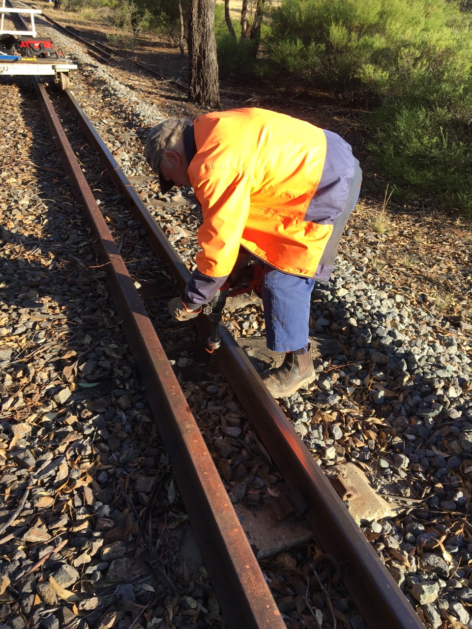 Thursday and Friday Re-railing – The Left Hand Rail! – VGR Civil Blog