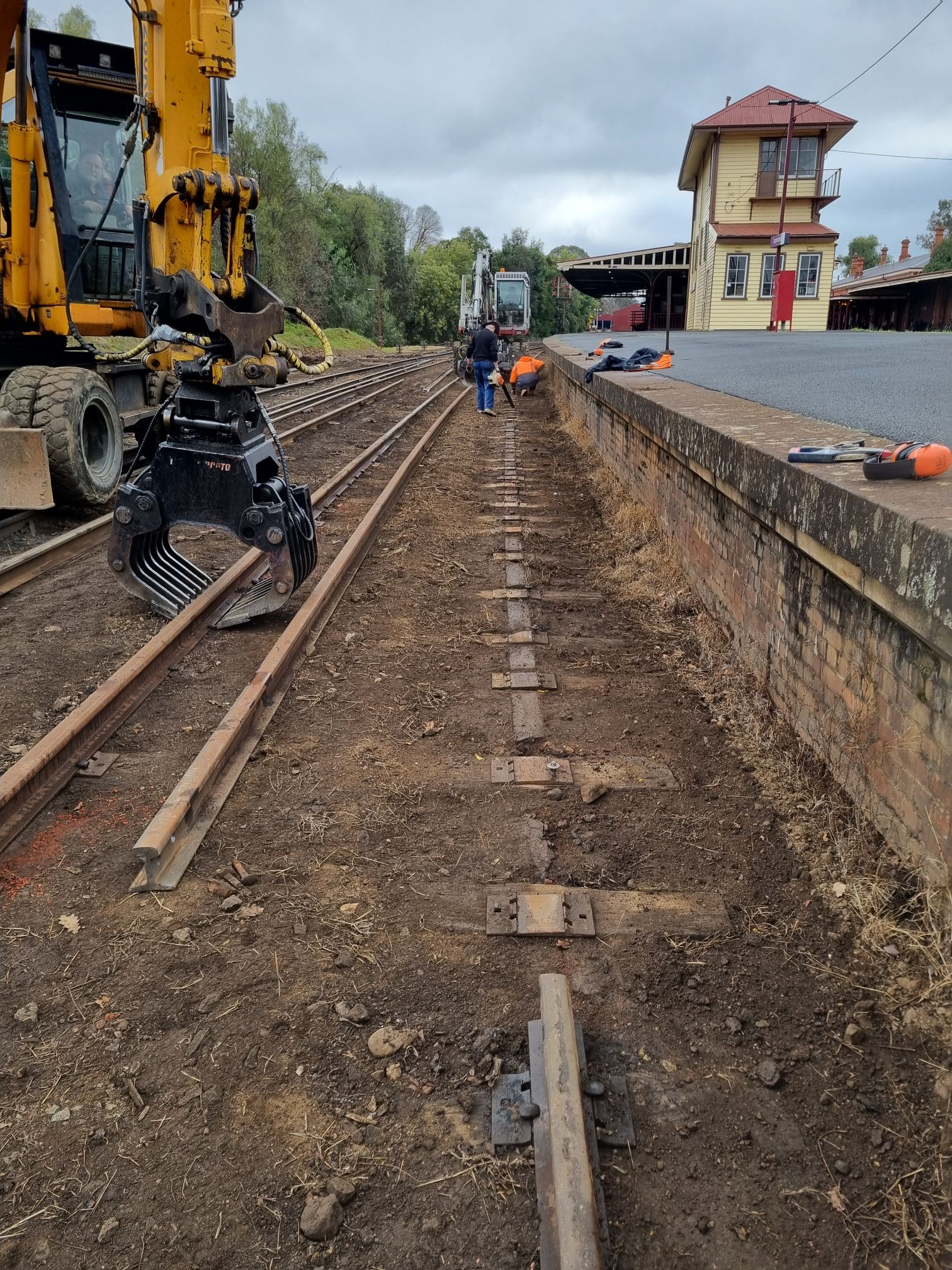 Rerailing Castlemaine – VGR Civil Blog